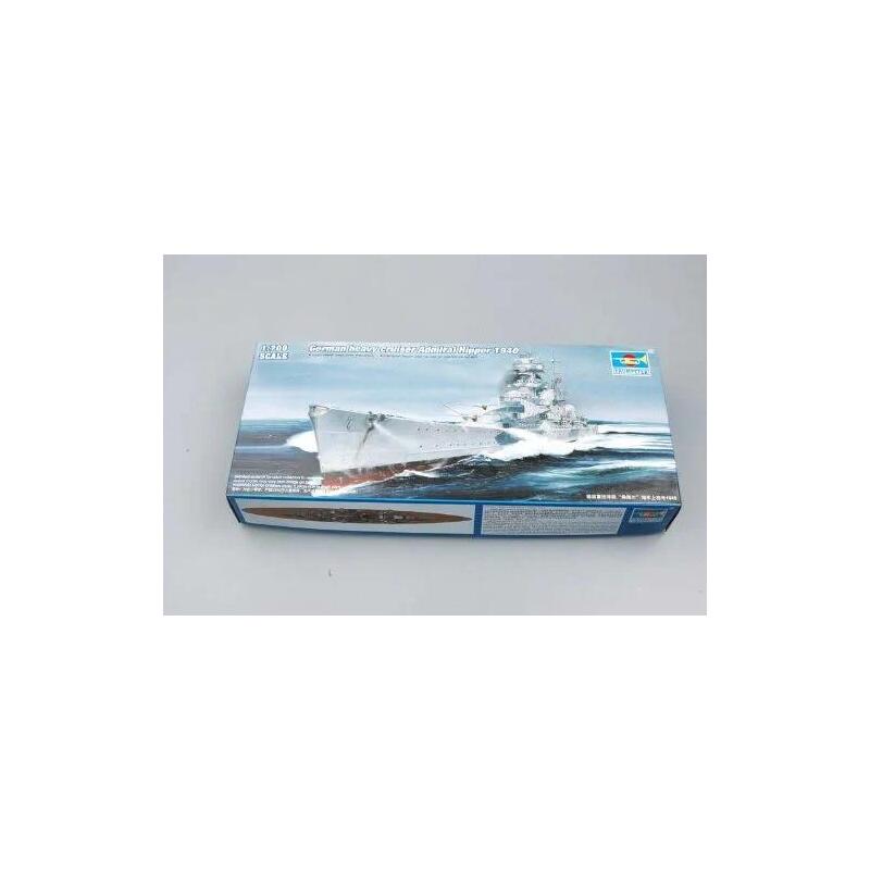 Trumpeter 05775 Modellbausatz German Cruiser Admiral Hipper 1940 - Mo